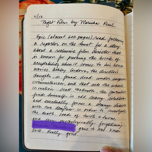 Other | Night Film Book By Mariahs Pessl Epic Novel Thriller Goth ...